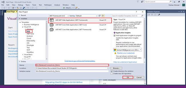 Database Connectivity With And Without Entity Framework In Mvc
